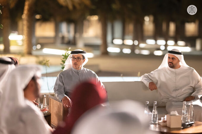 Mansour bin Zayed attends Abu Dhabi Government Ramadan Majlis, running until 13 March at Qasr Al ...
